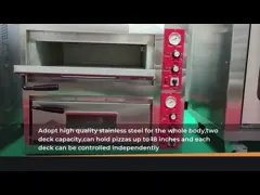 Gas / Electric Commercial Pizza Oven Furnace Fast Heating Energy Saving