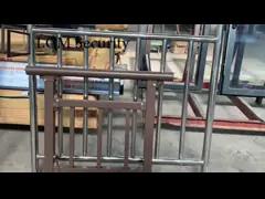 Home Aluminum Stair Railing Rust Resistant Modern Customized