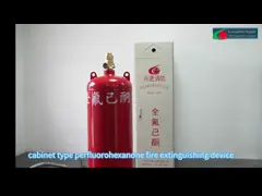 Steel Cylinder NOVEC 1230 Fire Suppression System Red Easy Installation