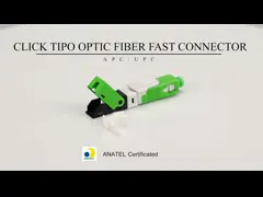 Single Mode Fiber Optic Fast Connector 0.3dB FTTH SC APC Quick Assembly