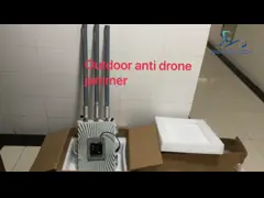 Fixed Drone Signal Jammer 70w 1.5km Distance Powerful Waterproof