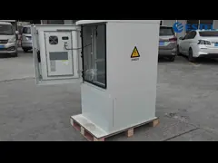 Air Conditioning Outdoor Telecom Cabinet 500W 16U Galvanized Steel