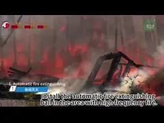 Auto Fire Extinguisher Ball 3s Harmless Dry Powder Lightweight