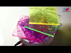 Water Wave Colored Acrylic Sheet Panels Pearlescent For Decoration