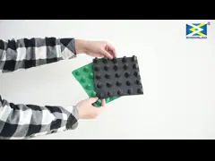 Plastic Dimpled Drainage Membrane Board HDPE For Foundation Waterproofing