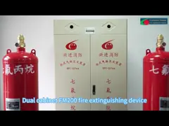 Gas FM200 Cabinet System Extinguisher Double Cabinet Automatic