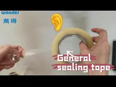 Clear BOPP Packaging Tape 3 Inch Low Noise Heat Preservation