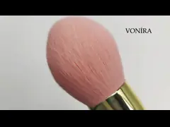 Pink Synthetic Makeup Brushes Set 21Pcs Soft Handcrafted Luxury