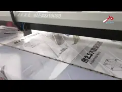 Capa del asiento Interior de automóviles Cortador láser de cabeza única Alta velocidad