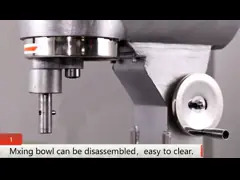 Milk Egg Spiral Mixer Machine Stirring 20L 1.1kw Alloy For Bakery