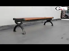 Leisure Outdoor Recycled Plastic Benches 1500mm Length With Cast Aluminum Legs