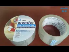Water Based BOPP Packaging Tape Super Clear Low Noise Strong Adhesive