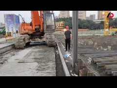 Structural Steel Sheet Pile Cold / Hot Rolled Easy Welding For Deep Foundation