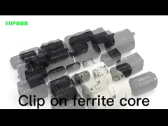 RFI EMI Material Snap On Ferrite Choke Ring Cores For Car Cables