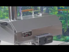 Automatic Rotating Pizza Oven Machine 12 Inch Wood Pellet For Outdoor
