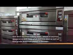 Pastry Bakery Deck Oven Far Infrared Stainless Steel High Efficiency