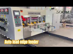 Carton Box Flexo Printer Slotter Die Cutter Multi Color High Speed