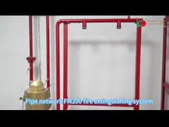 Automatic Gas FM200 Pipe Network System Clean Agent Quick Spraying