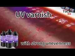 Digital Printing UV Varnish Liquid Invisible High Transparency Waterproof