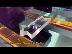 Glass Laser Drilling Machine 45W 6000mm/s 1064nm High Accuracy