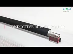 Conductive Industrial Rubber Roller Anti Static For Cutting / Folding