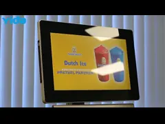 Indoor LCD Touch Screen Kiosk AD Player Wall Mounted Interactive