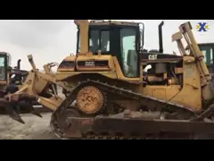 D6R Used CAT Bulldozer Crawler 189hp 6 Cylinders With 3 Shanks Ripper