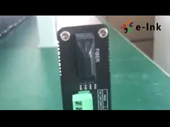 Industrial Serial Fiber Media Converter 20KM SC Connector Single Mode