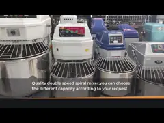 Spiral Dough Mixer Machine Double Speed Stainless Steel For Bakery