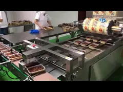 Automatic Industrial Tray Sealing Equipment Film Cutting Machine