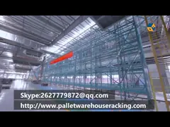 Electrical Mobile Racking Automated Warehouse System With Rail Steel Q235 Material