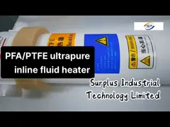 Ultrapure Fluorolymer Inline Chemical Heater Pfa / Ptfe Fluid Online