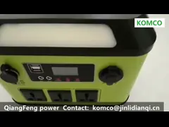 500W 1000W Outdoor Portable Power Station Fireproof 12V Camping Power Supply