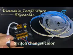 Warm White Temperature Adjustable Led Strip , Dimmable Smd Led Flexible Strips 2835