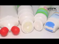 Cleansing Plastic Soft Tube D40Mm Custom Logo Silicone Head Round Shaped