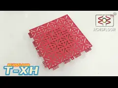 Outdoor Vinyl Rubber Pvc Pp Sports Pickleball Half Basketball Court Floor Tiles Interlocking