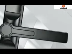 Narrow Side Broken Bridge Intelligent Lock Zinc Alloy Material Short Handle 3.0