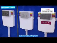 Tusson Squatting Pan Concealed Toilet Cistern Hdpe Built In Flush Tank
