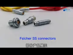 Fischer Compatible Multi Pole Connectors 3 Pin Male Plug For Arri Alexa Camera
