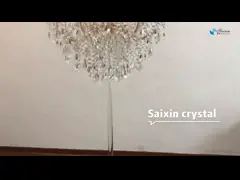 Luxury Table Decoration 18 Arms  Full Crystal Chandeliers Candelabra For Wedding Centerpieces