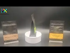 High Barrier Protein Pouch Packaging Flat Bottom Box Pouch 140Um Thickness