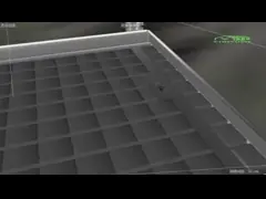 Agricultural 4*8Ft Abs Plastic Hydroponic Flood Tray Growing Racks