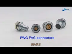 Lemo-Rundschub-Zuganschluss Fwg 0B 5Pin-Festung des Verschlusses Fwg.0B305 Per i veicoli a motore a vapore