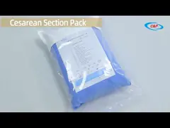 Sms Disposable Cesarean Section Drape Pack  With Oem/Odm Suitable For Medical Procedures Pack