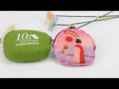 Nylon Eco Tote Bag Traveling Garment Reusable Grocery Foldable Shopping Bag