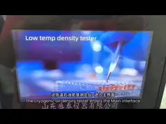 Transformer Oil Testing Equipment Sh102 Petroleum Product Density Tester (Densimeter Method) Electri