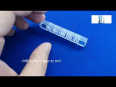 CNC φινίρισμα χαλαζία, γυάλινη ράβδος φρεζαρίσματος οπτικός κύλινδρος Clear Fused For Solar Semiconductor