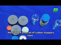 13Mm 20Mm 28Mm Grey Color Glass Injection Vials Use Lyophilized Powder Vial Pharmaceutical Butyl Rub