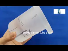 Polished Quartz Glass Fire Pipe Semiconductor Protect Heat Resistant Vacuum Tube Transparent