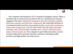 Oem Duplomatic Hydraulic Valve Solenoid For Sany Concrete Pump Truck